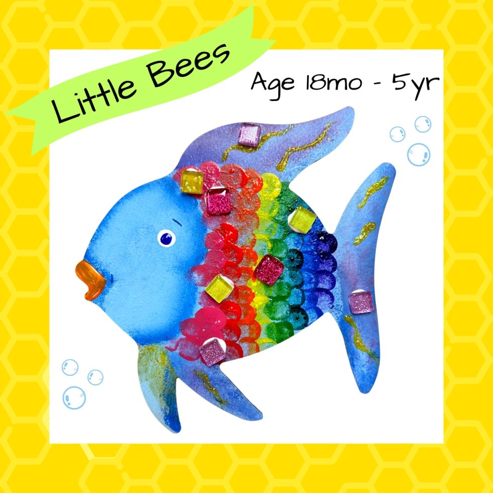 Paint & Storytime: Fingerprint Rainbow Fish - Busy Bees Pottery & Arts ...